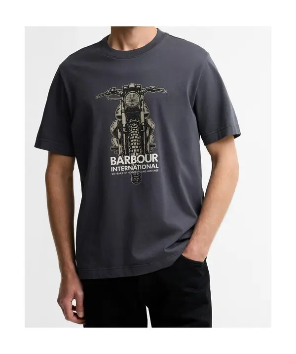 Barbour Motorcycle Graphic Print T-shirt