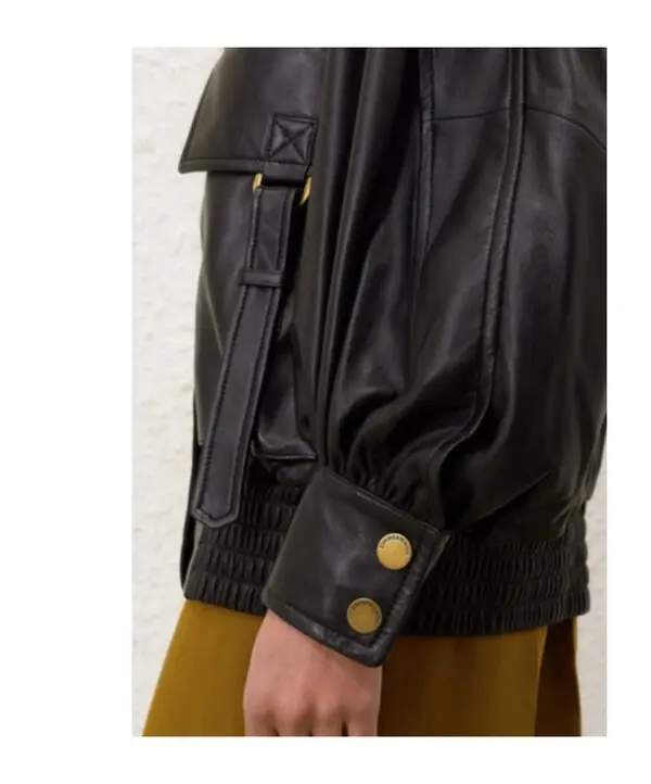 Zimmermann Valiant Leather Bomber Jacket