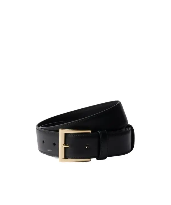 Prada Leather Belt - Black