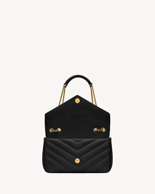 Saint Laurent Loulou Medium In Matelasse Lambskin