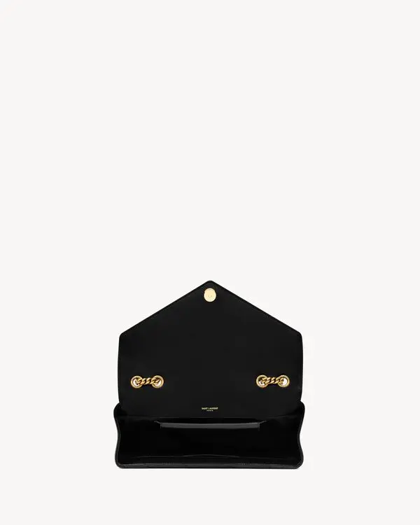 Saint Laurent Loulou Medium In Matelasse Lambskin