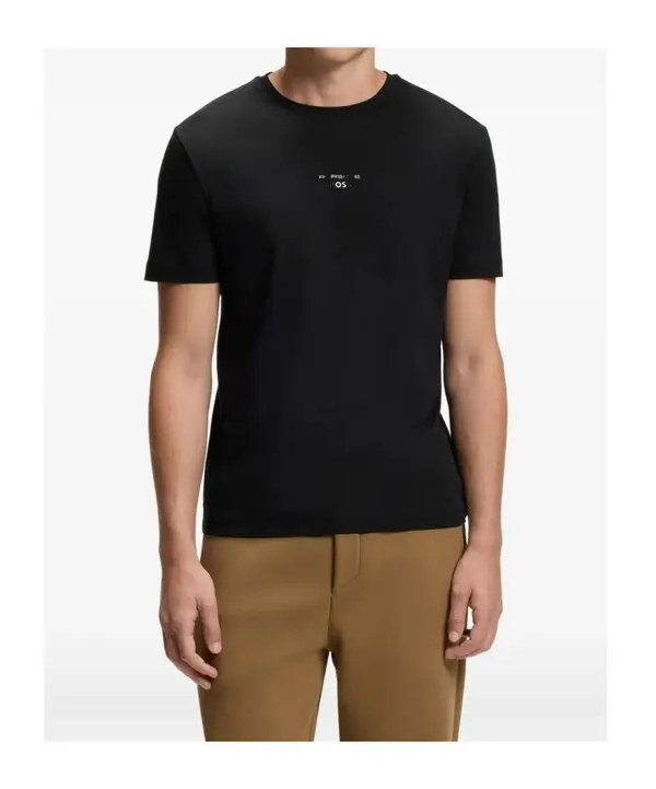 Hugo Boss X Porsche Mercerized-cotton T-shirt With Glossy Logo