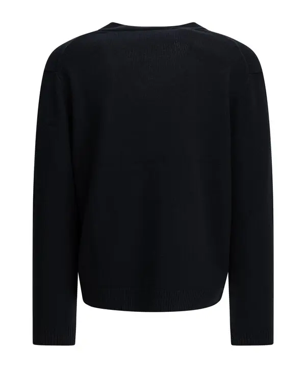 Maison Kitsuné V-neck Wool Cardigan