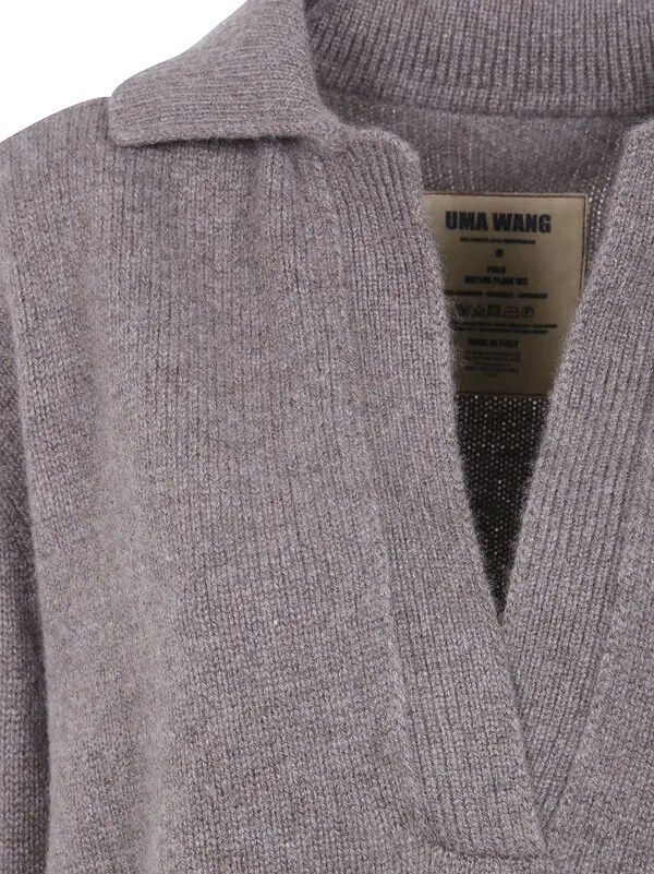 UMA WANG Long Sleeves Polo Shirt