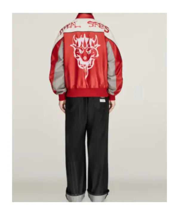 Y3 Zip-up Biker Jacket