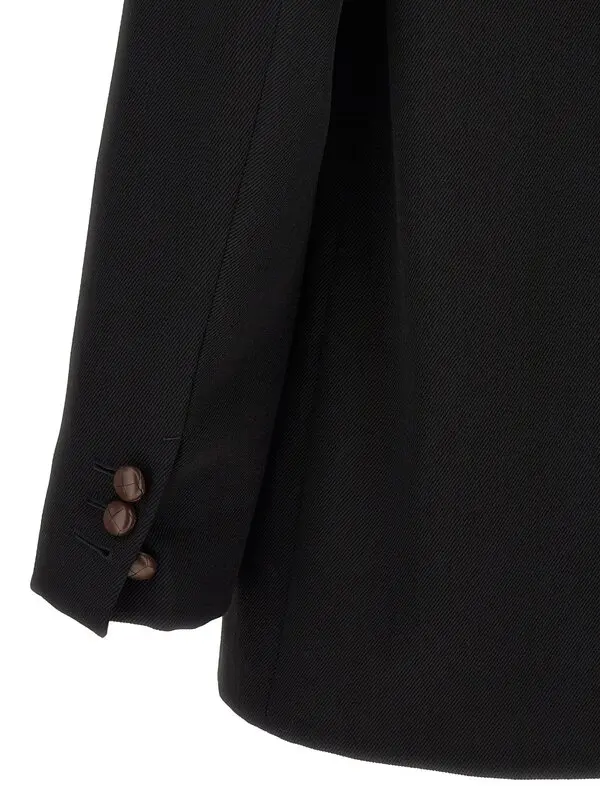 Zegna Stand-collar Buttoned Blazer