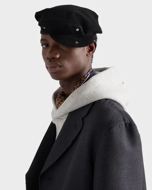 Prada Corduroy Cap