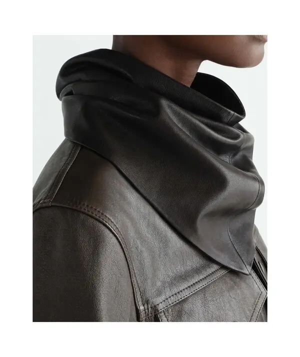 LEMAIRE Large Leather Triangle Scarf