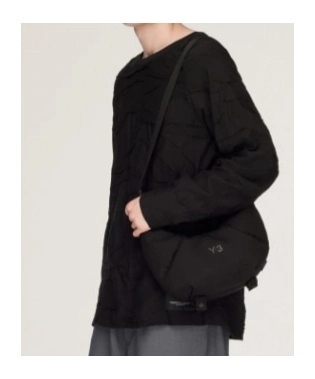 Y3 Pleated Oversized Long-sleeve T-shirt