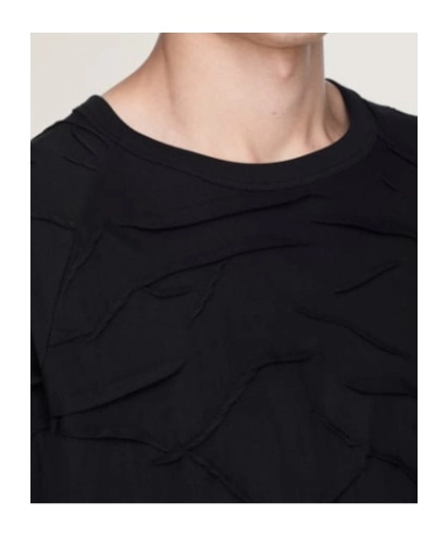Y3 Pleated Oversized Long-sleeve T-shirt