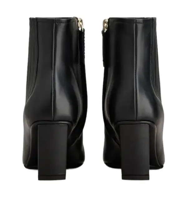 ROGER VIVIER Belle Vivier Wedge Booties In Leather