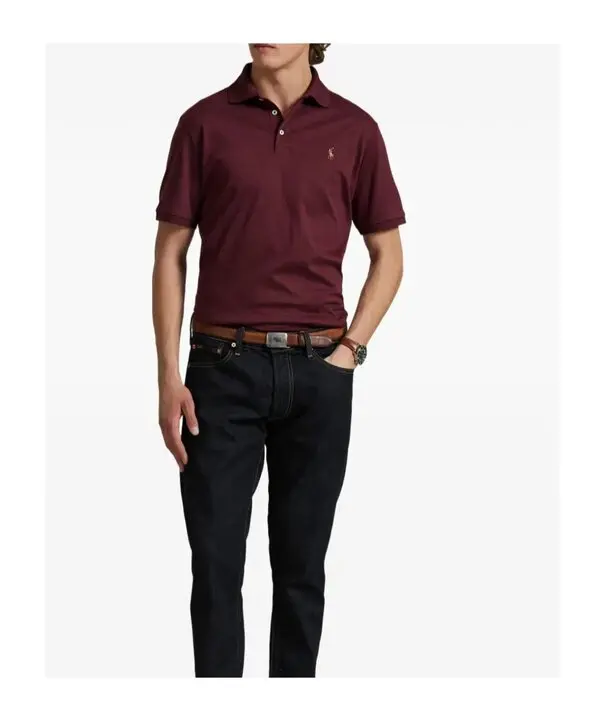 Polo Ralph Lauren Three-button Embroidered Polo Shirt