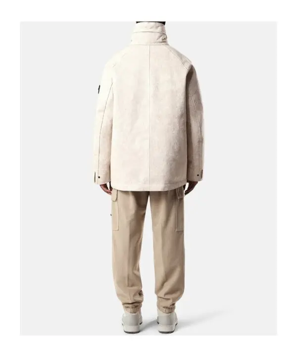 Stone Island Short Down Parka With Hood Insert