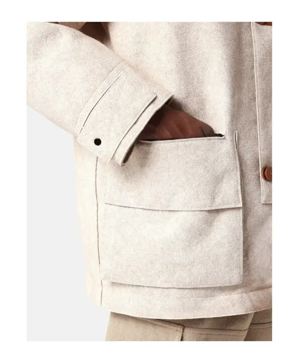 Stone Island Short Down Parka With Hood Insert