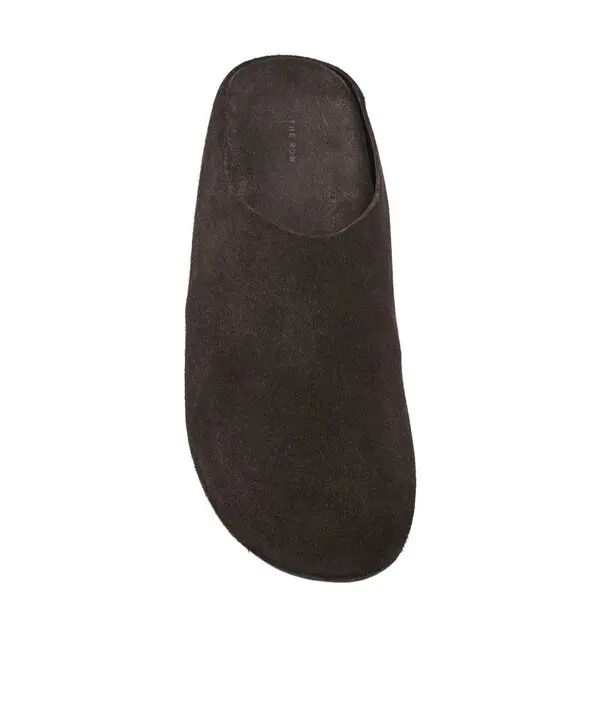 THE ROW Hudson Round-toe Slides - No