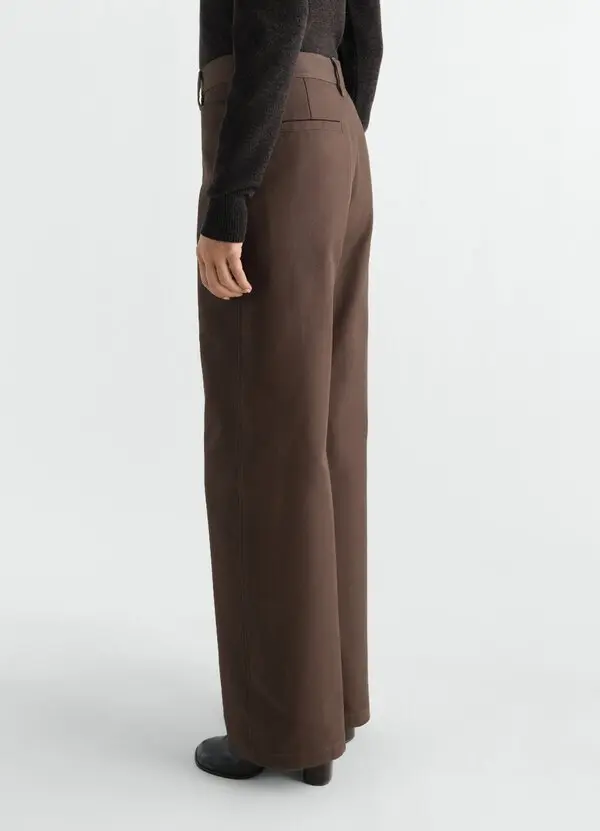 LEMAIRE Straight Pants In Heavy Cotton Twill