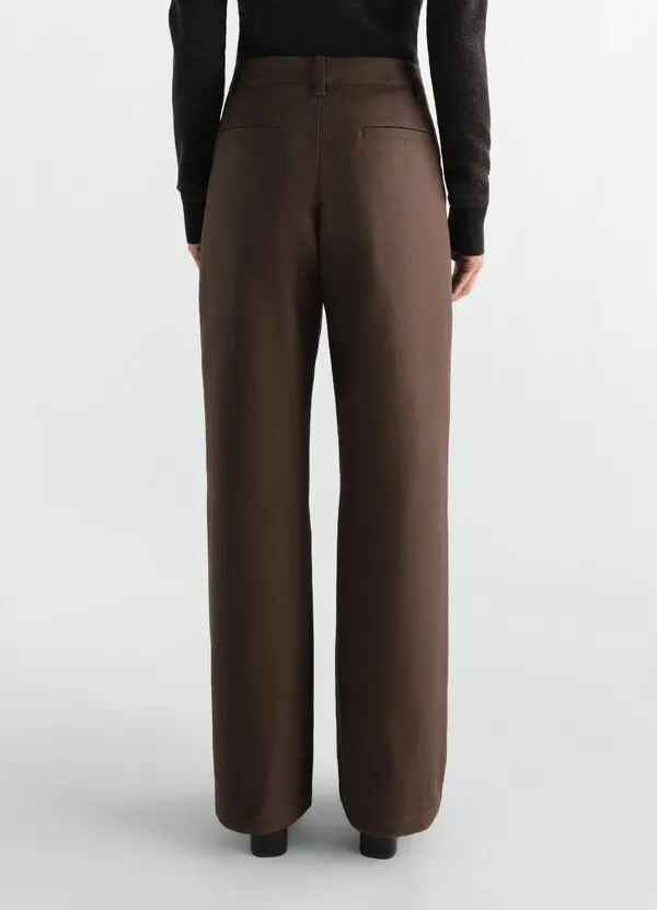LEMAIRE Straight Pants In Heavy Cotton Twill