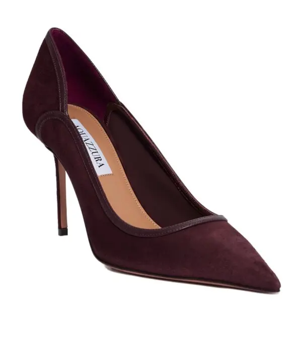 AQUAZZURA Plush Pointed-toe High Heels - No