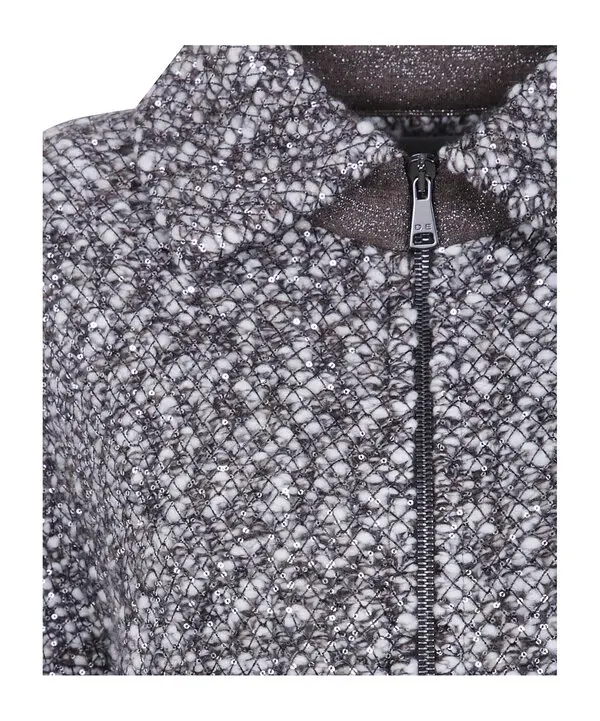 D.exterior Sequin-embellished Casual Jacket