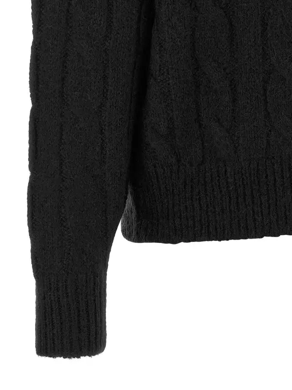 Ralph Lauren Half-zip Cable-knit Sweater