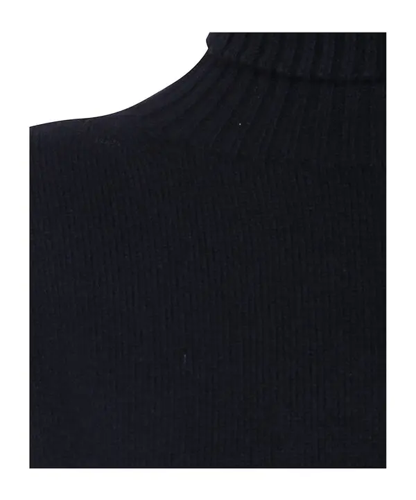 D.exterior High-neck Knit Sweater