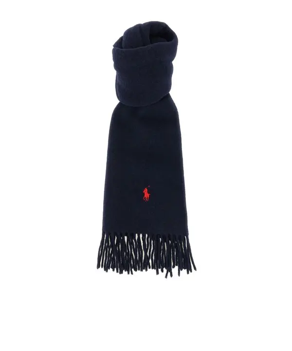 Polo Ralph Lauren Pony Fringe-trim Scarf
