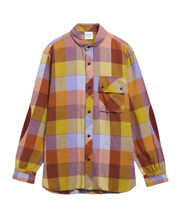 Barbour X Norbit Checked Elbow-patch Shirt