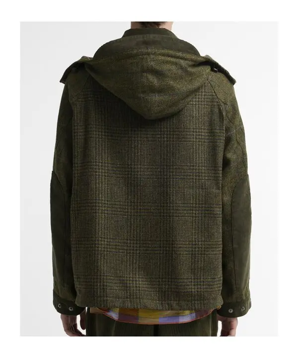 Barbour X Norbit Check-pattern Wool Jacket