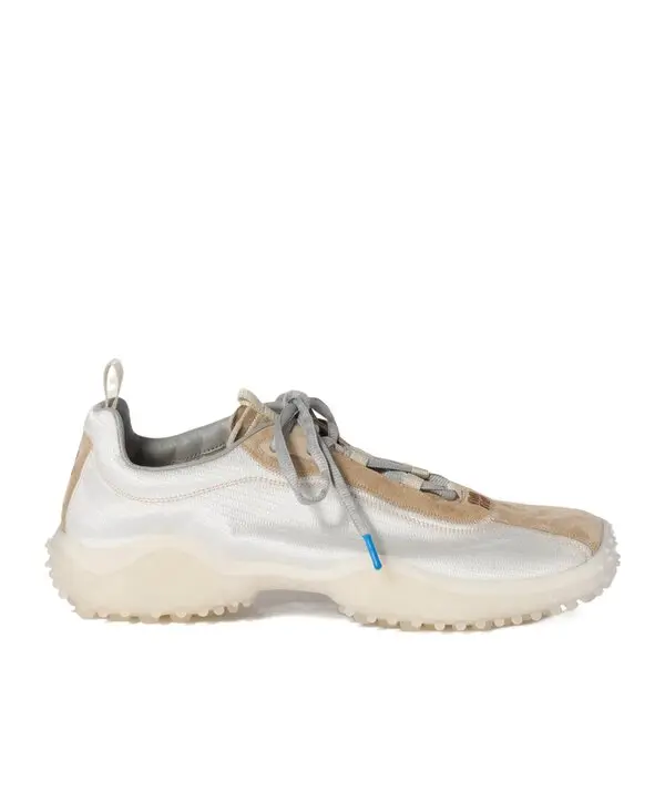 Miu Miu Bubble Technical Fabric And Suede Sneakers
