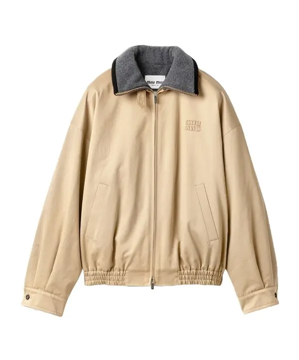 Miu Miu Chino Blouson Jacket - Rope