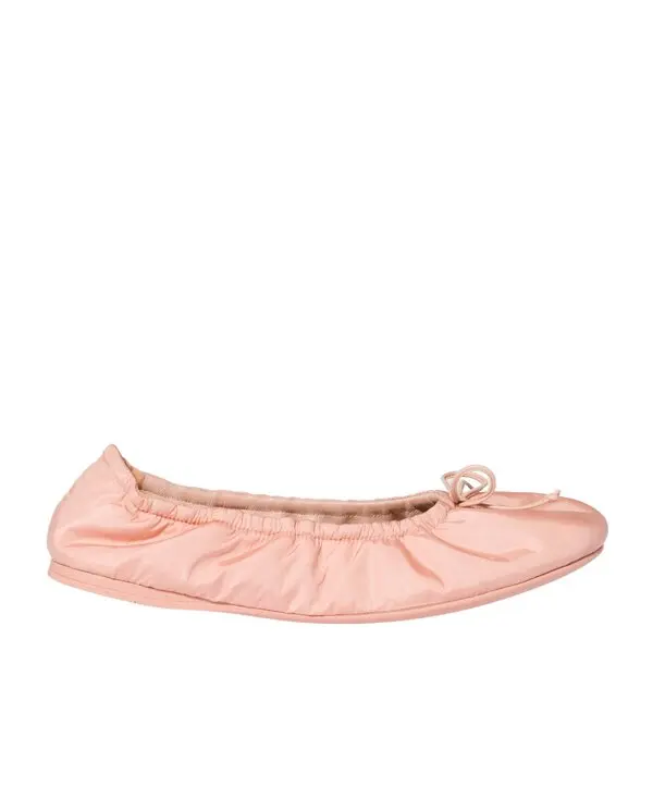 Miu Miu Foldable Technical Fabric Ballerinas