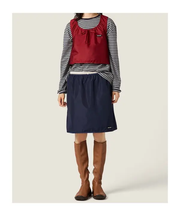 Miu Miu Technical Fabric Top
