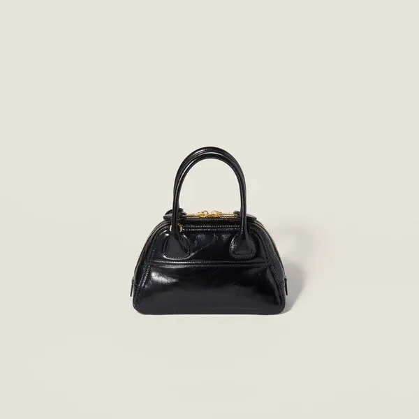 Miu Miu Vivant Glossy Leather Mini-bag