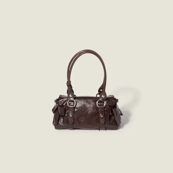 Miu Miu Shiny Leather Handbag