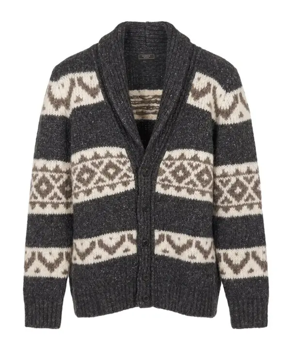 Peserico Fair Isle Knit Cardigan