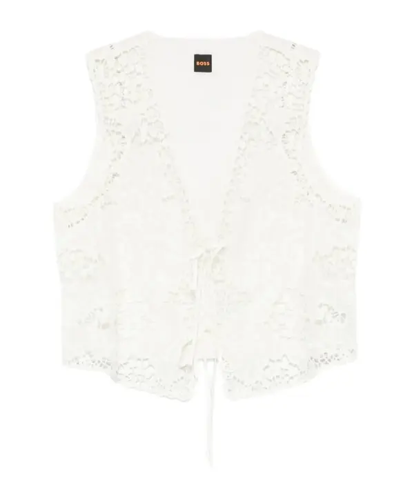 Hugo Boss Lace Tie-fastening Top