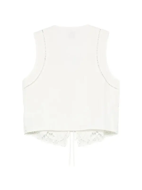 Hugo Boss Lace Tie-fastening Top