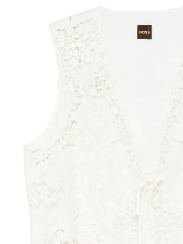 Hugo Boss Lace Tie-fastening Top