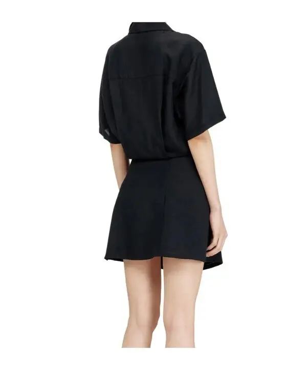 DIESEL® D Stall Tie-front Mini Dress