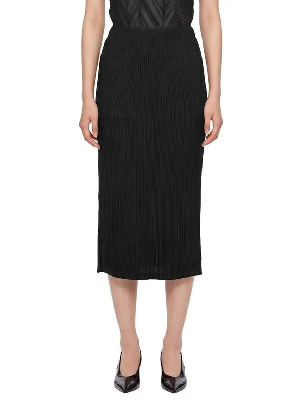 Issey Miyake Pleated Midi Skirt