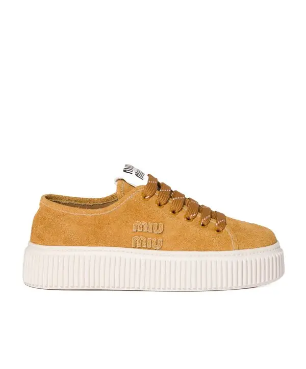 Miu Miu Suede Sneakers