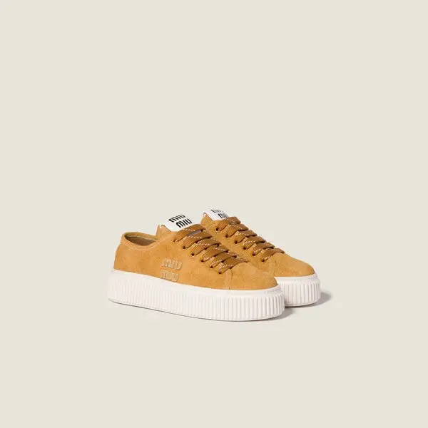 Miu Miu Suede Sneakers