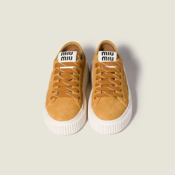 Miu Miu Suede Sneakers