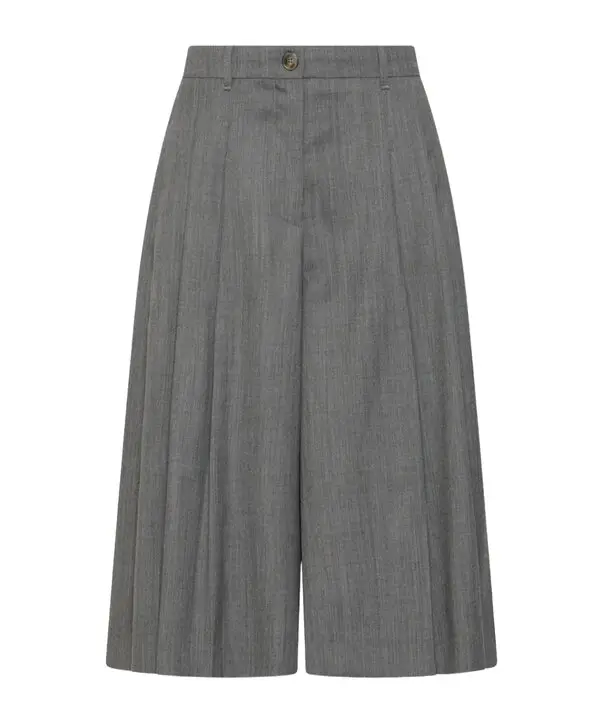 Marella Pleated Wide-leg Casual Trousers