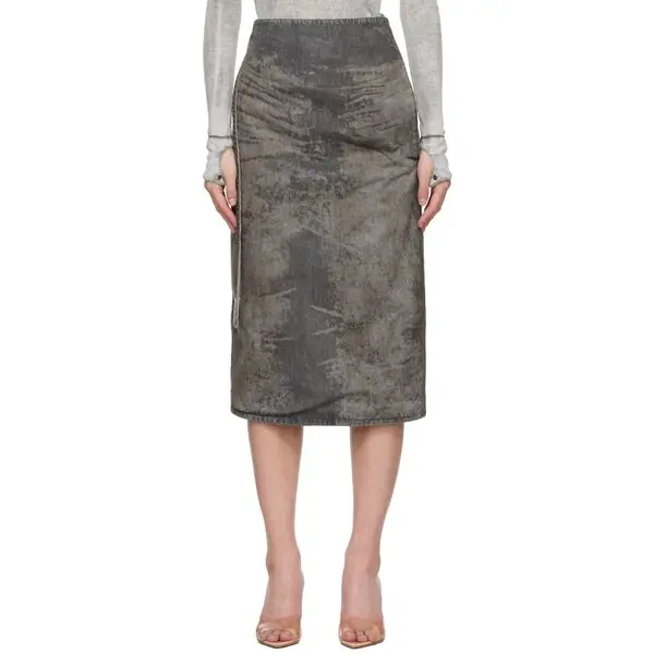 DIESEL® De-morika-fsi Midi Denim Skirt