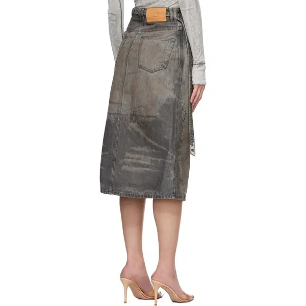 DIESEL® De-morika-fsi Midi Denim Skirt