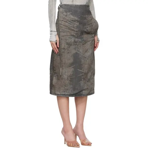 DIESEL® De-morika-fsi Midi Denim Skirt