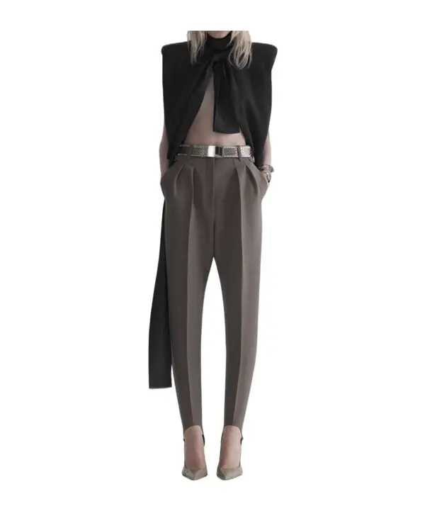 MUGLER Draped Top