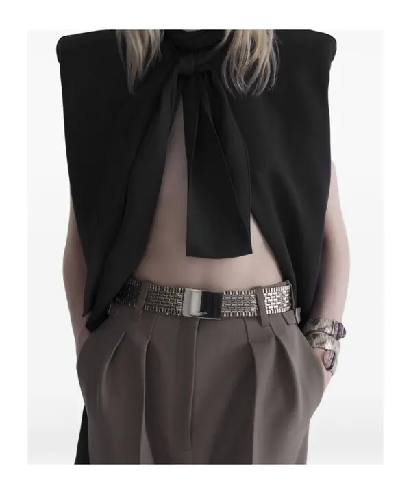 MUGLER Draped Top
