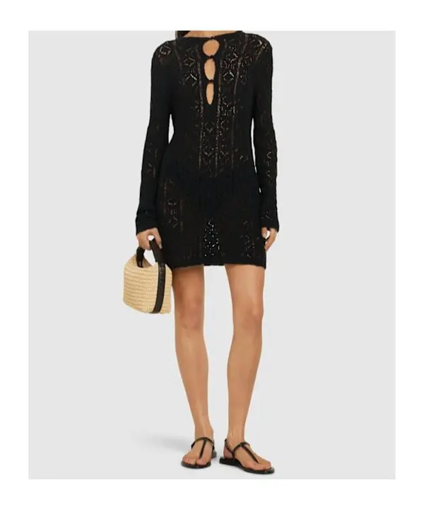 Loulou De Saison Lace Long-sleeved Dress